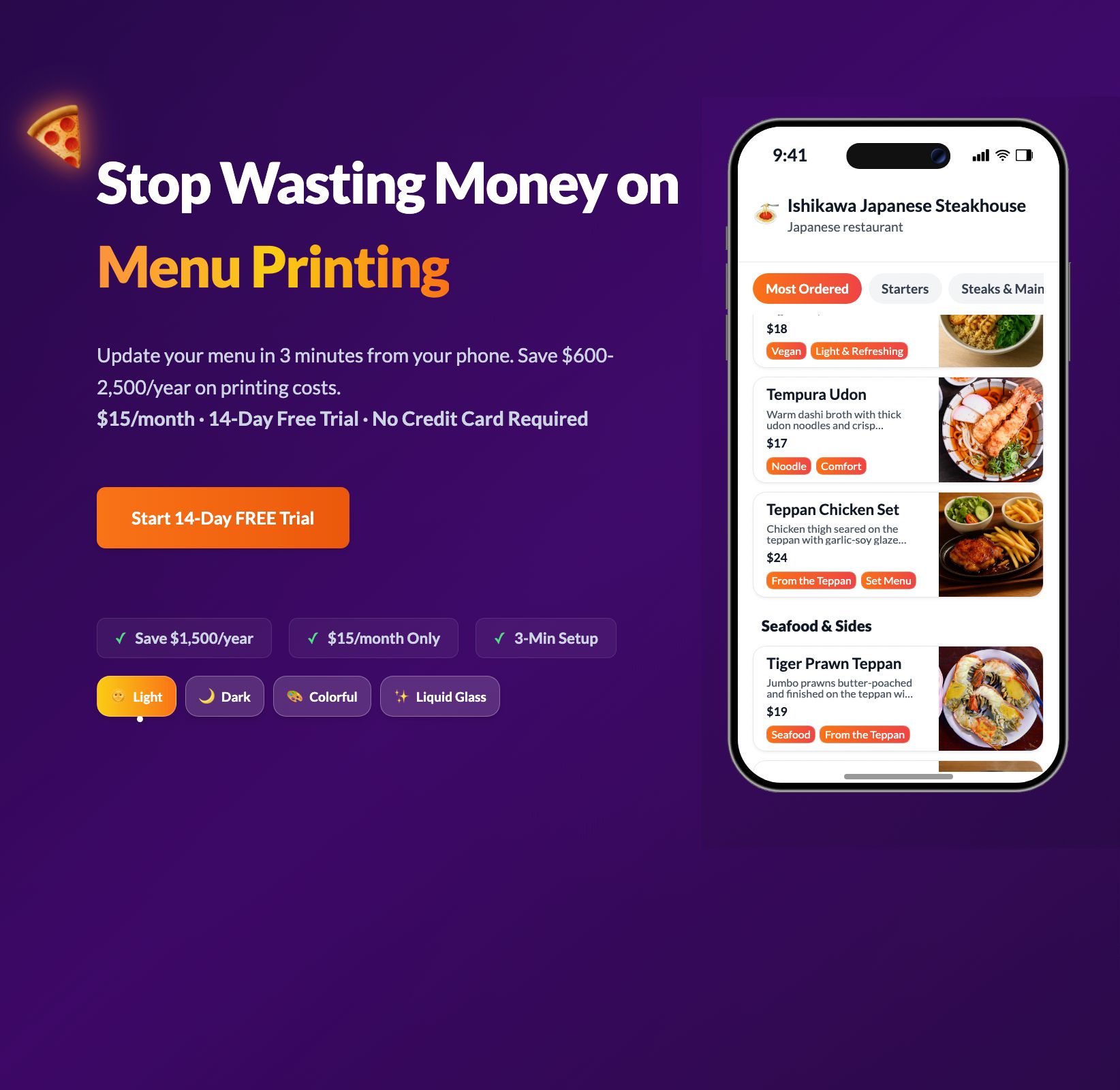 EasyMenus: Digital QR menu platform that helps restaurants eliminate printing costs and ...
