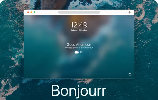 Bonjourr: Minimalist and lightweight startpage inspired by iOS ...