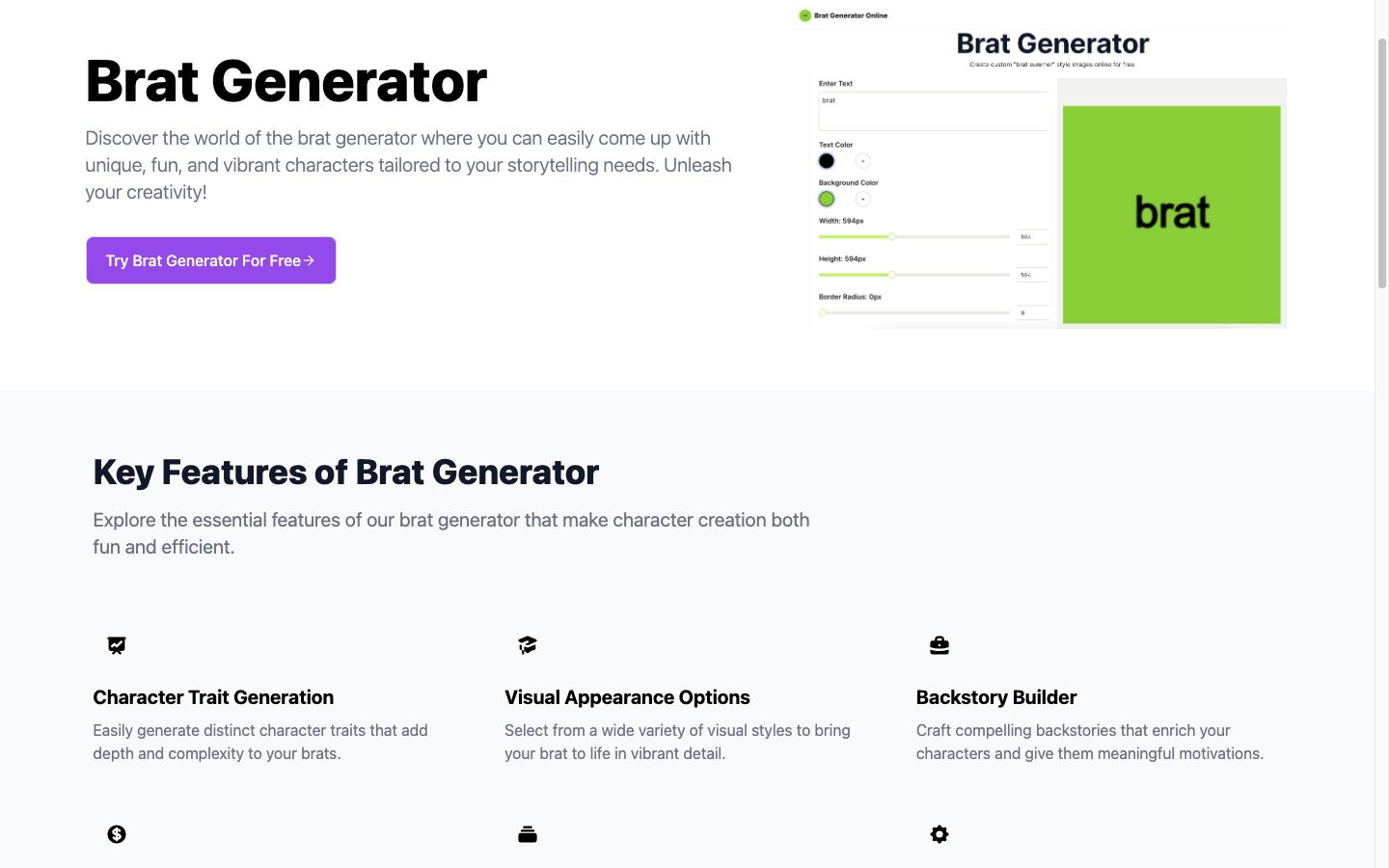 Brat Generator: | AlternativeTo