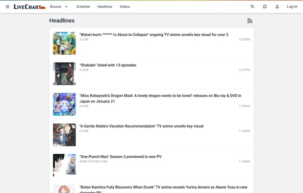 LiveChart.me: Makes it easy to find the latest information about new ...