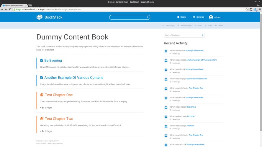 BookStack: An open source knowledge management application that's ...