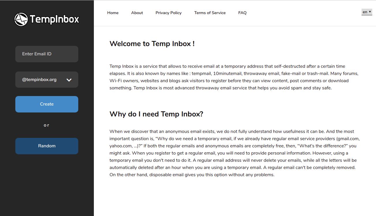 Temp Inbox Alternatives: 25+ Disposable Email Services & Similar ...