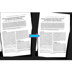 Deskew: Tool for auto-straightening or deskewing scanned text documents ...