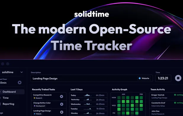 solidtime: Modern open-source time tracker. | AlternativeTo