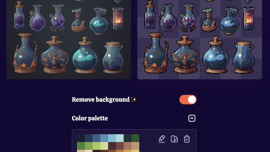 Pixelicious: State-of-the-art image-to-pixel art converter | AlternativeTo