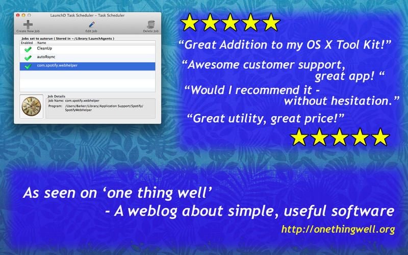 LaunchD Task Scheduler App Reviews Features Pricing Download launchd-task-scheduler-app-reviews-features-pricing-download