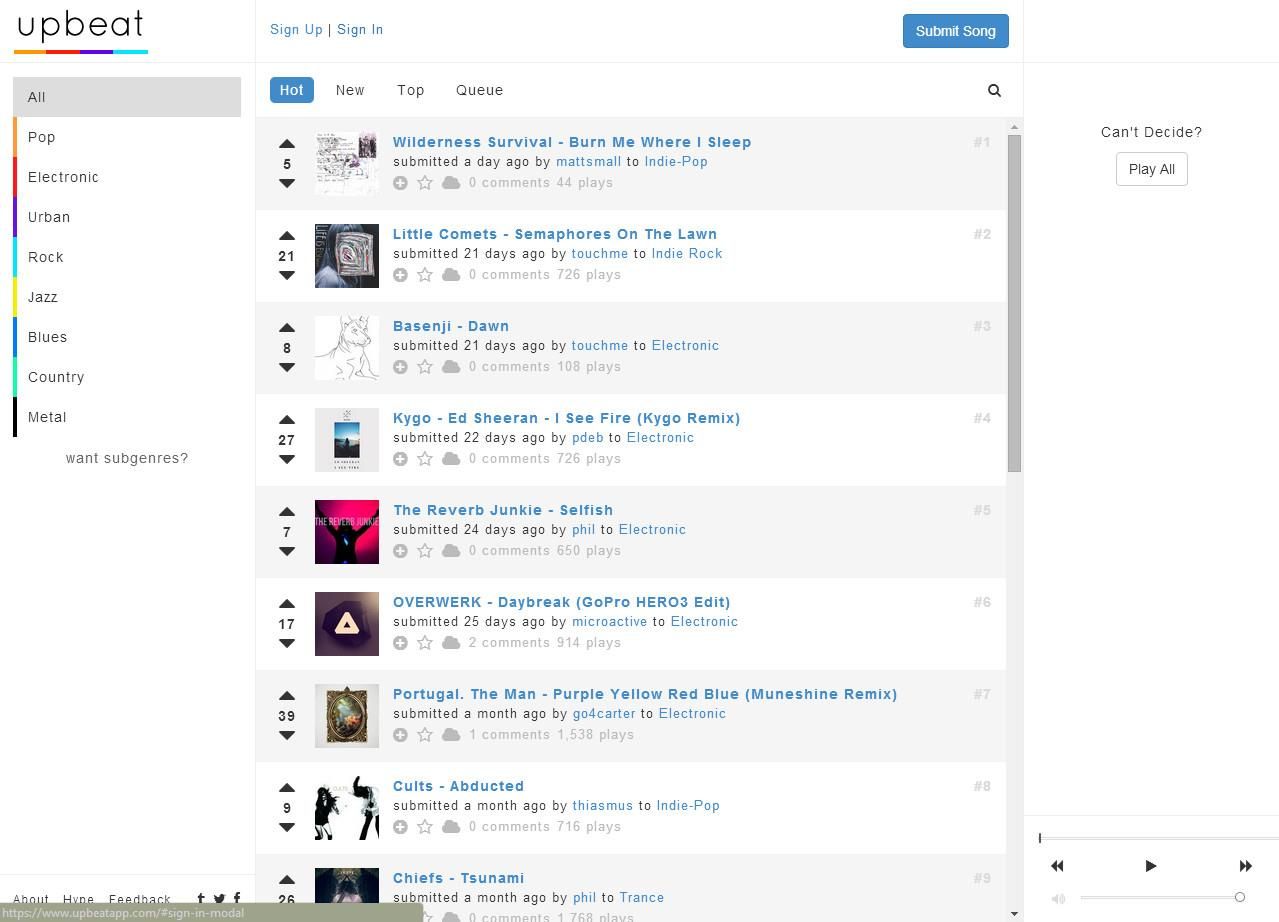 Upbeat Alternatives - Explore Similar Sites & Apps | AlternativeTo
