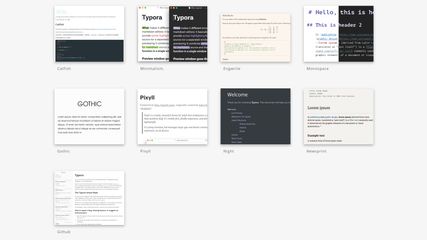 Typora: Cross-platform minimal markdown editor, providing seamless experience for both ...