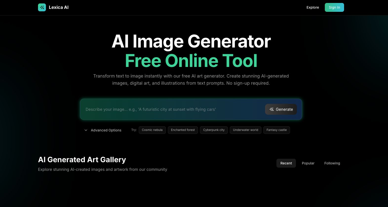 Lexica AI: Free AI image generator | AlternativeTo