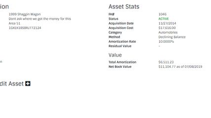 faManager: Fixed asset tracking in the cloud, designed to track assets on your books and ...