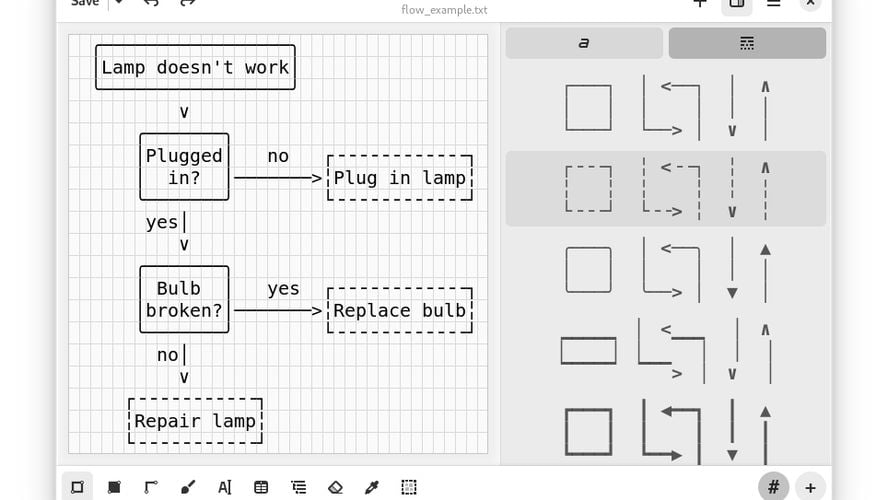 ASCII Draw: Sketch anything using characters | AlternativeTo