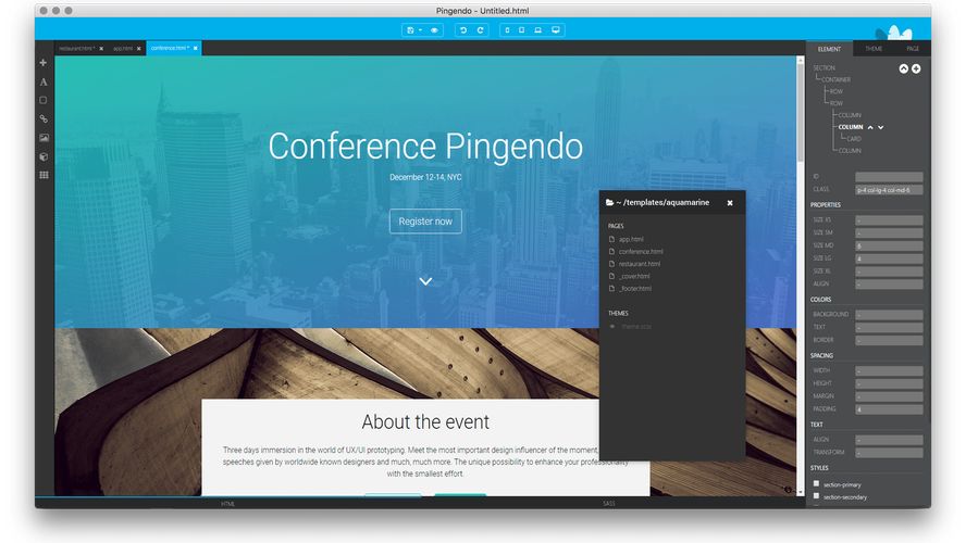 Pingendo: Create websites quickly and customize them with ease ...