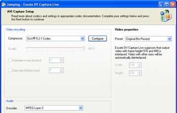 Exsate DV Capture Live: Program for capturing | AlternativeTo
