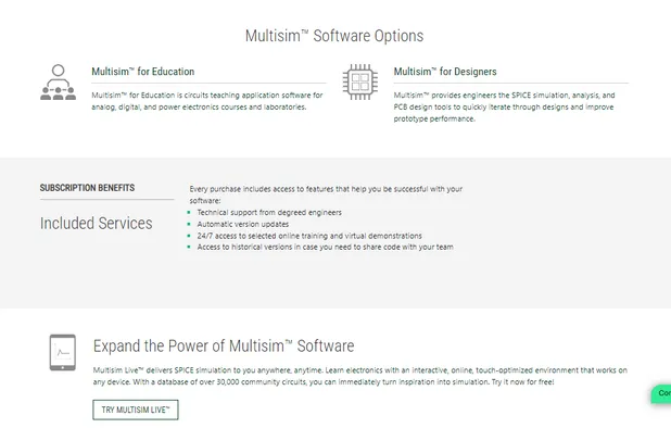 Multisim: Is industry-standard SPICE simulation and circuit design ...