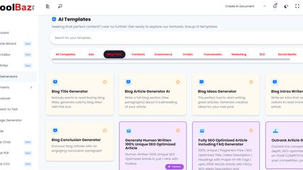ToolBaz: AI Writer | AI Images | AI Voiceovers | AI ChatBots ...
