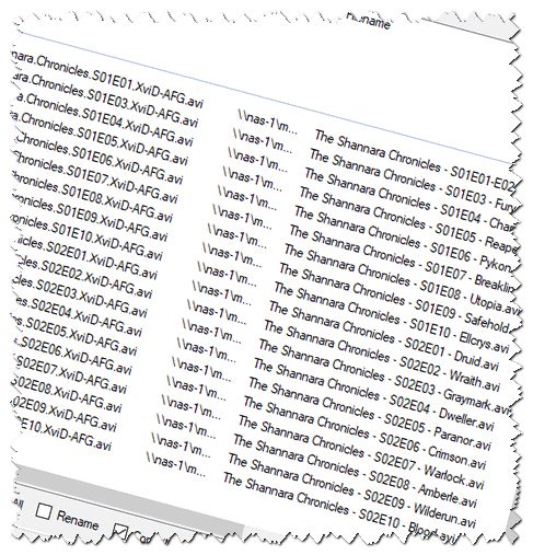 TV Rename: Move or copy and rename media files, download posters ...