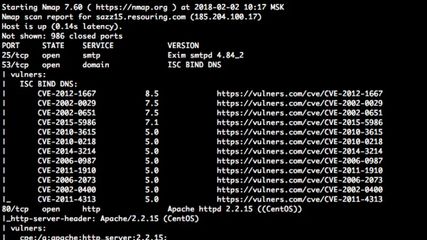 Vulners API: Vulners is a high-quality correlated database of software vulnerabilities ...