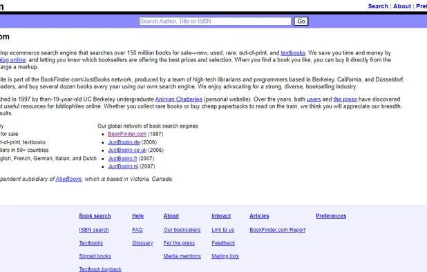 Bookfinder: Find nearly any book: new, used, rare and textbooks ...