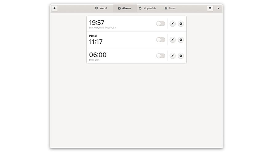 Gnome Clocks: Clock application designed for GNOME Desktop environment ...