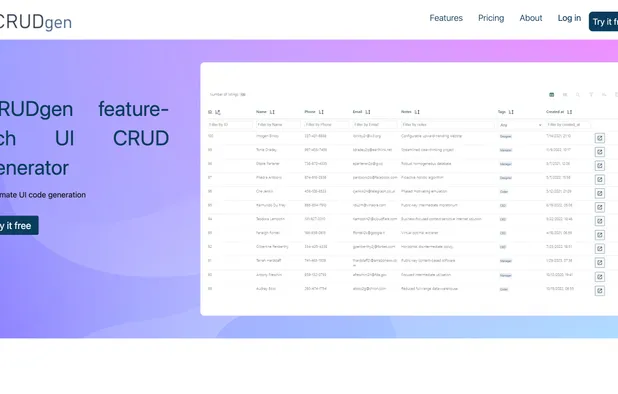 PHP CRUD Generator Alternatives and Similar Sites & Apps | AlternativeTo