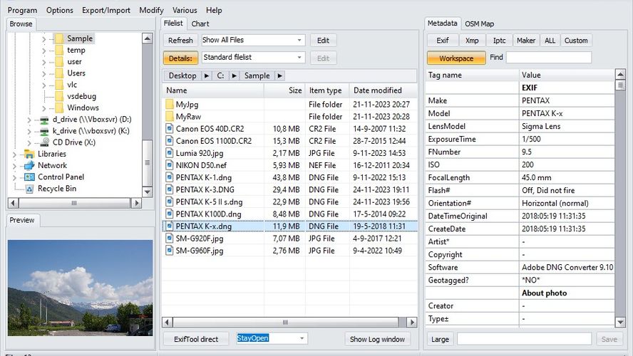 ExifToolGUI: Graphical user interface to https://alternativeto ...
