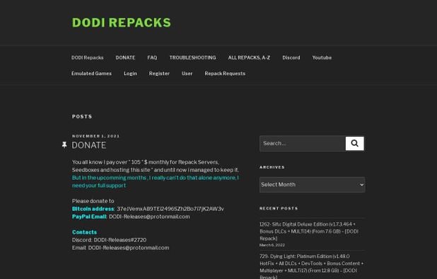 DODI Repacks: Download all PC games for free! 100% safe and losslessly ... DODI Repacks: Download all PC games for free! 100% safe and losslessly ...