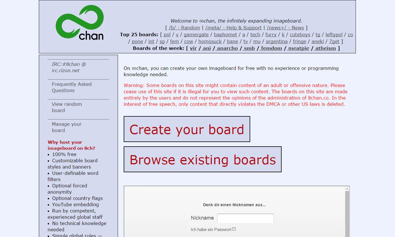 8chan Alternatives: Top 6 Imageboards & Similar Apps | AlternativeTo