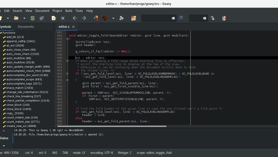 Geany: Powerful, stable and lightweight programmer's text editor that ...