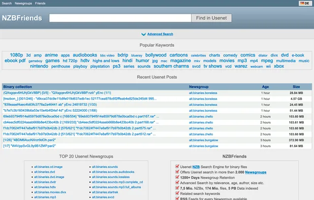 Best Usenet Search Engines & NZB Indexers | AlternativeTo