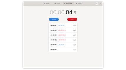 Gnome Clocks: Clock application designed for GNOME Desktop environment ...