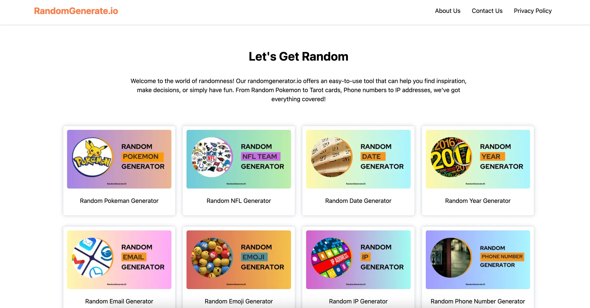 RandomGenerate.io Alternatives and Similar Sites & Apps | AlternativeTo