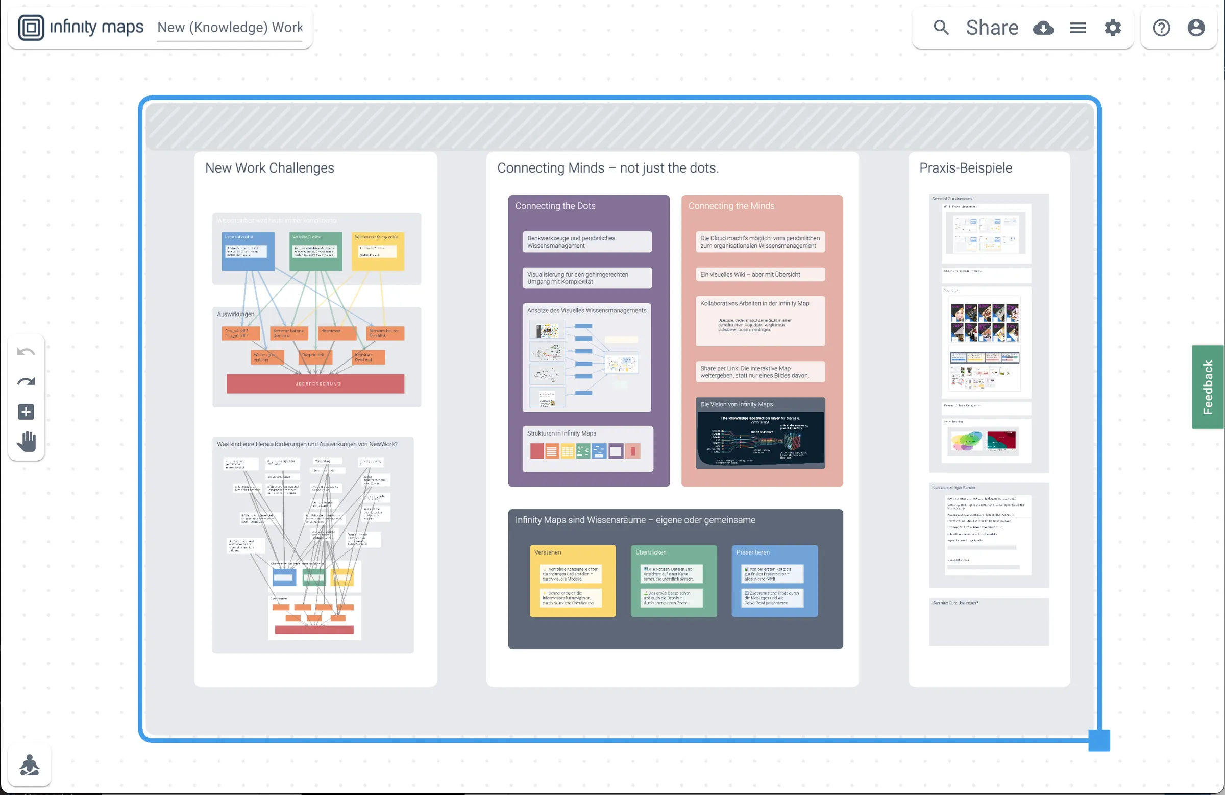 Infinity Maps: Are large zoomable knowledge maps. | AlternativeTo
