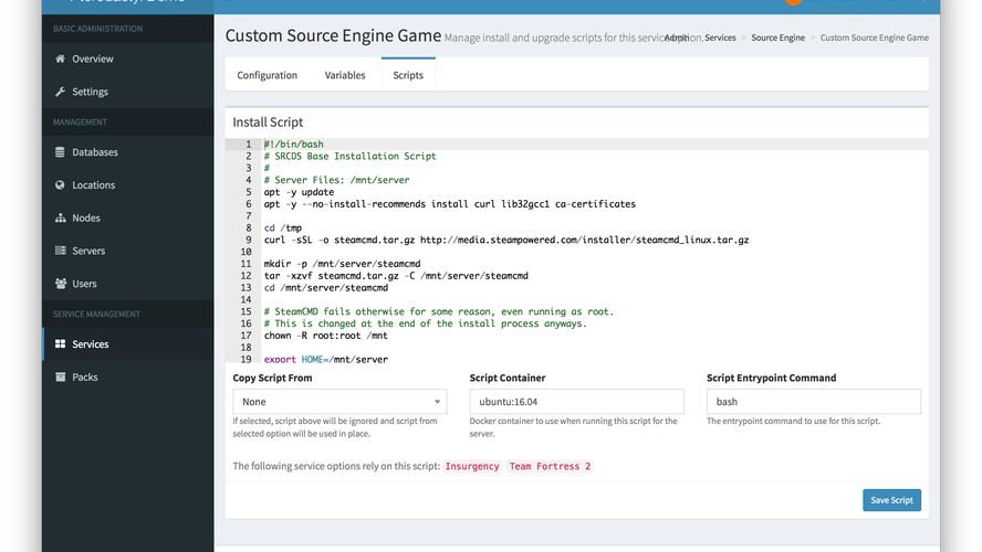 Pterodactyl: The free game server management panel designed by users, for users. | AlternativeTo