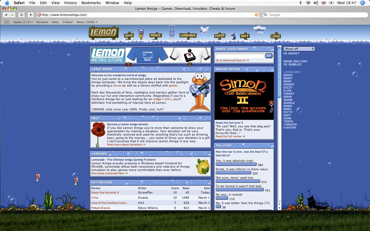 Lemon Amiga: An interactive Amiga game database containing reviews, comments and ratings ...