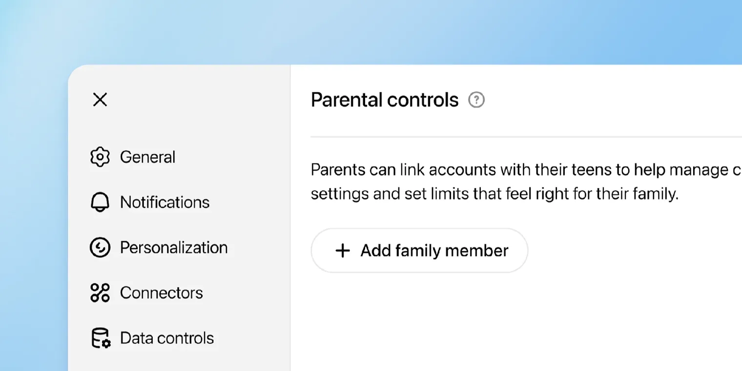 Parents can now enable safety controls in ChatGPT to help protect their ...