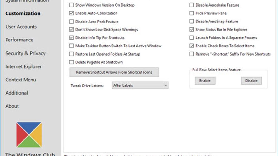 Ultimate Windows Tweaker: Freeware Tweak UI | AlternativeTo
