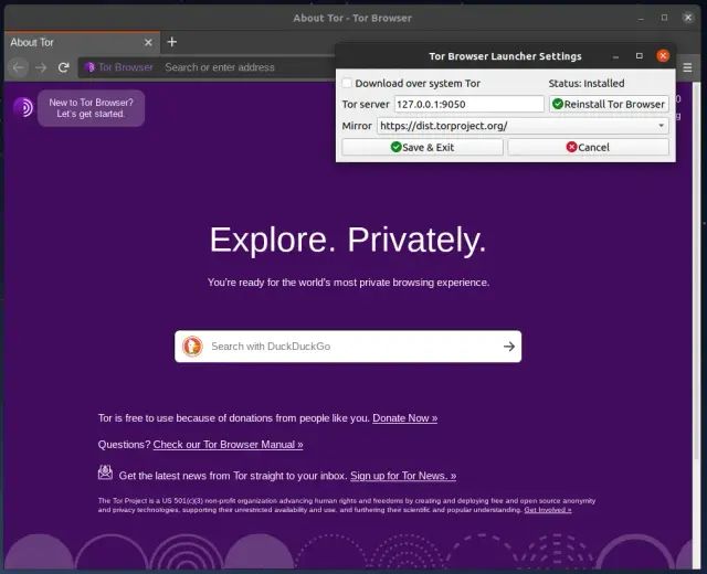 Tor Browser Launcher: A program to help you download, keep updated, and ...