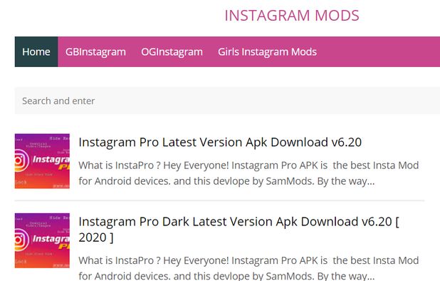 InstaMod: Its basically Instagram, but with More enhanced and Must have ...