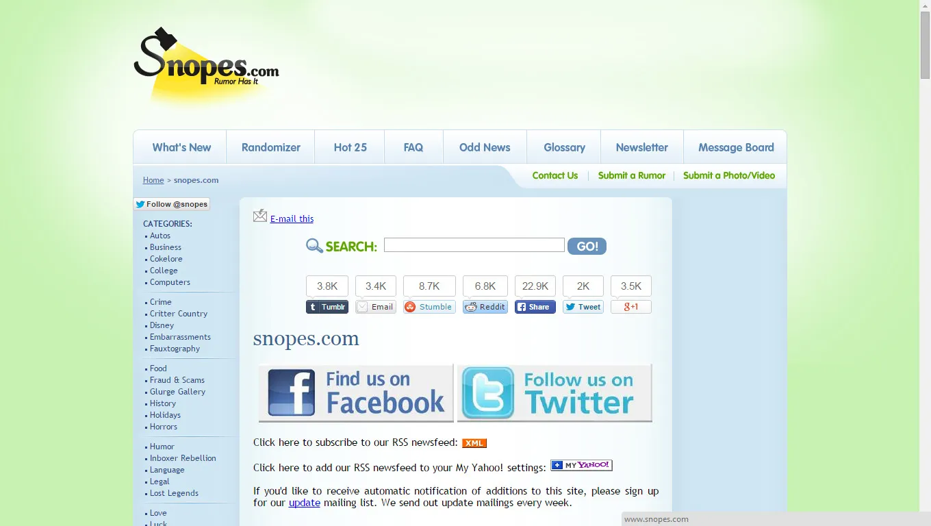 Snopes Alternatives - Explore Similar Sites & Apps | AlternativeTo