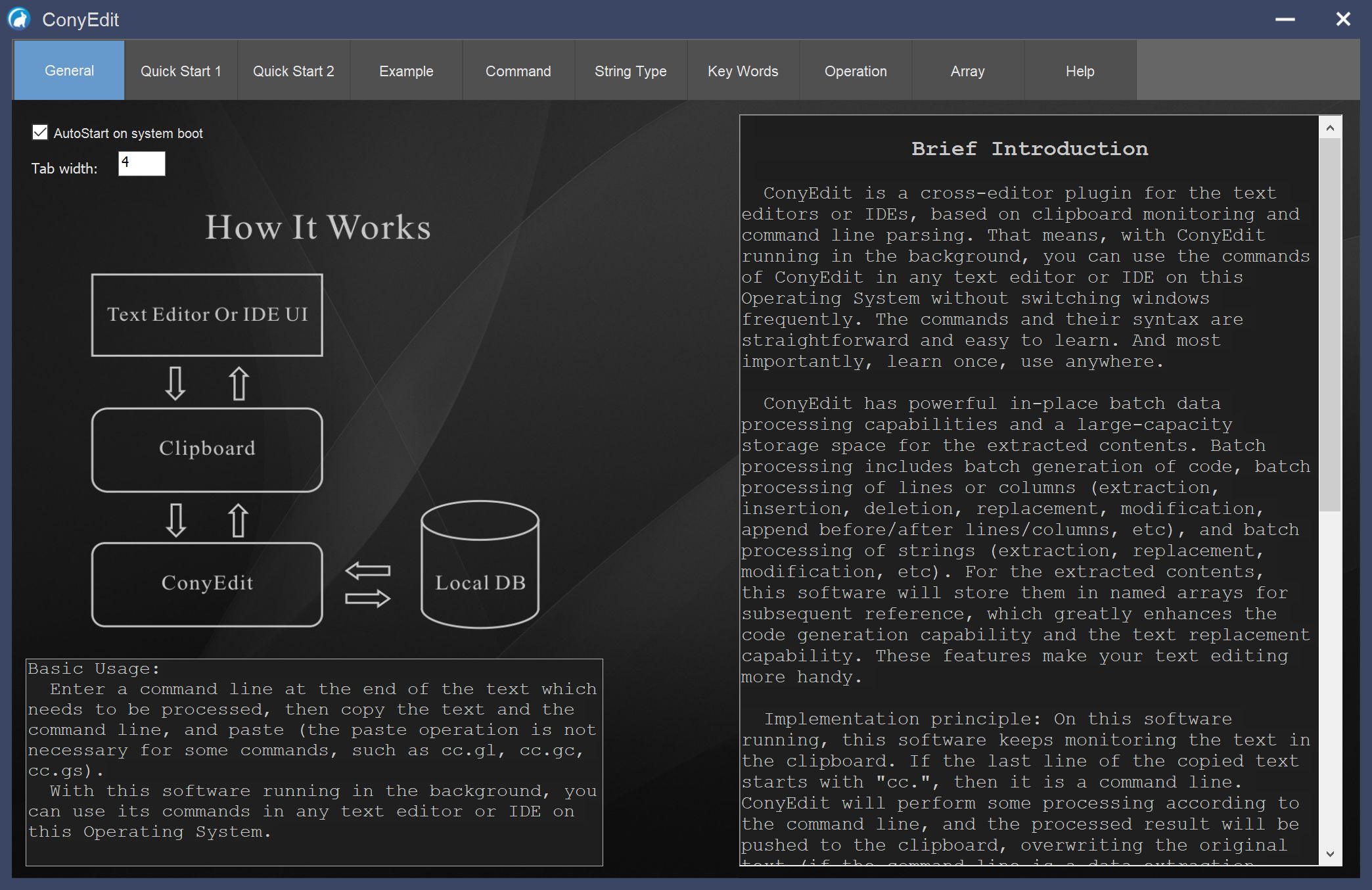 ConyEdit: Cross-editor plugin. It found a new way to edit code or text ...