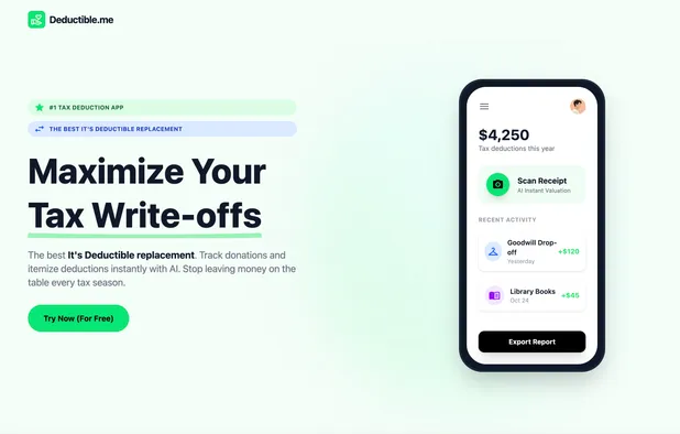 ItsDeductible Alternatives - Explore Similar Apps & Services ...