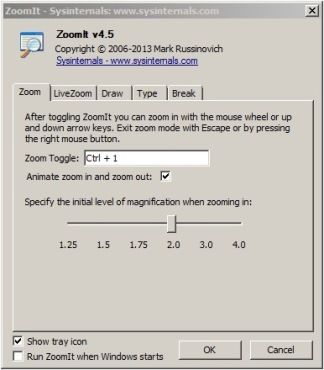 ZoomIt: Screen zoom and annotation tool for technical presentations ...