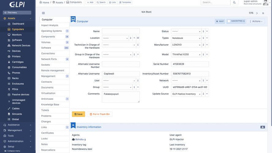 GLPI: IT Service Management software based on open source technologies ...