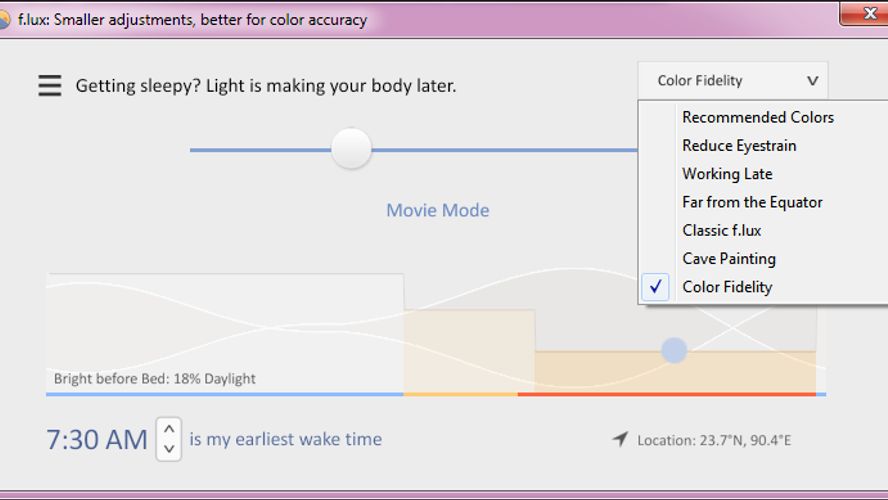 f.lux: Software that makes the color of your computer's display adapt ...