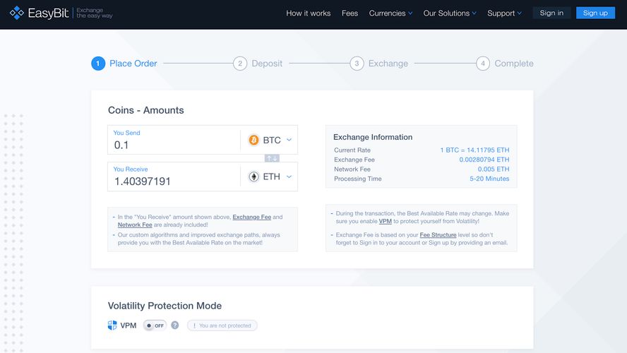 EasyBit: Instant cryptocurrency exchange platform. | AlternativeTo