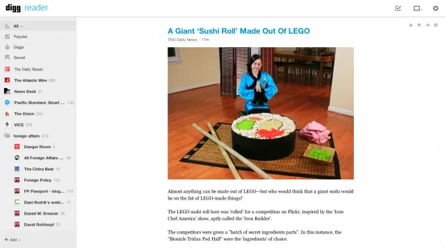 Digg Reader Alternatives: 25+ RSS Readers & Similar Apps | AlternativeTo