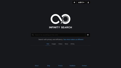 Infinity Search: Privacy search engine that is completely customizable ...