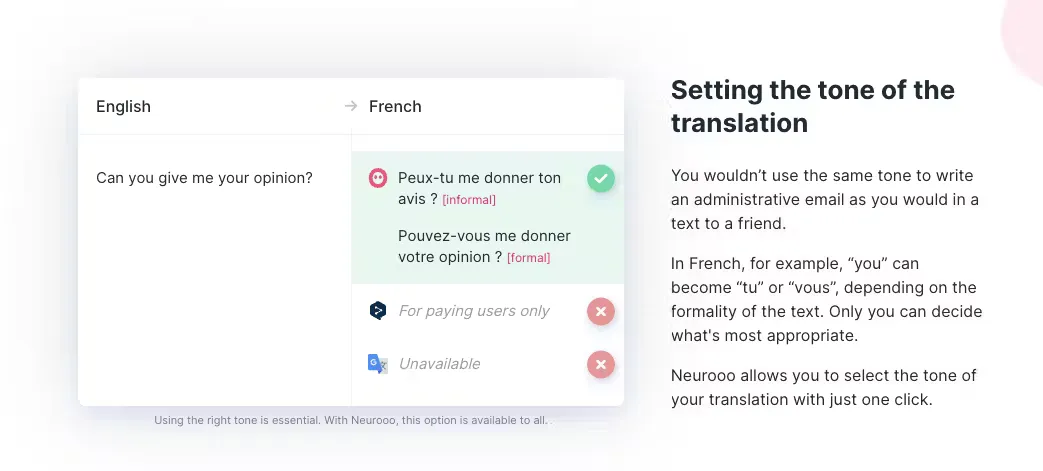 Neurooo: Advanced translation tool that harnesses AI capabilities to ...