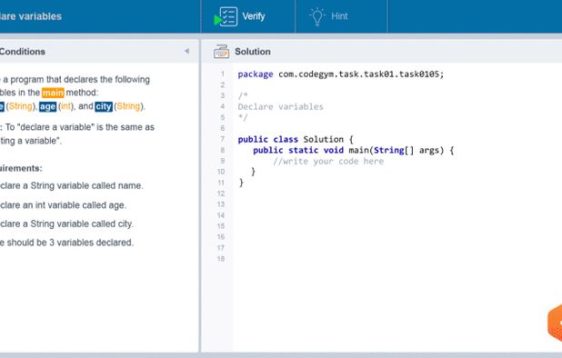 CodeGym.cc: Java course focused on practice with 1200+ tasks ...