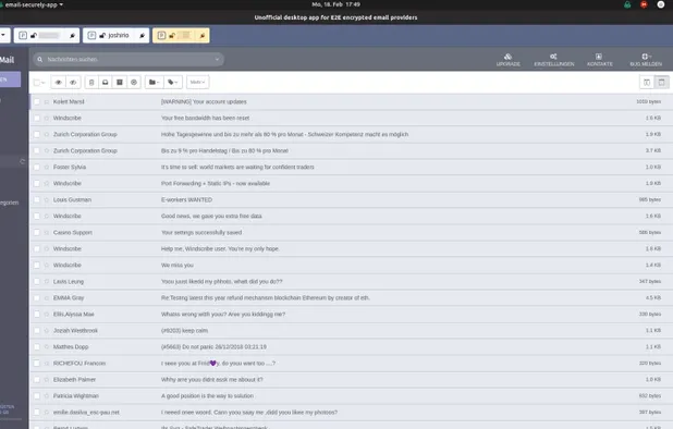 ElectronMail: Unofficial desktop app for ProtonMail and Tutanota end-to-end encrypted email ...